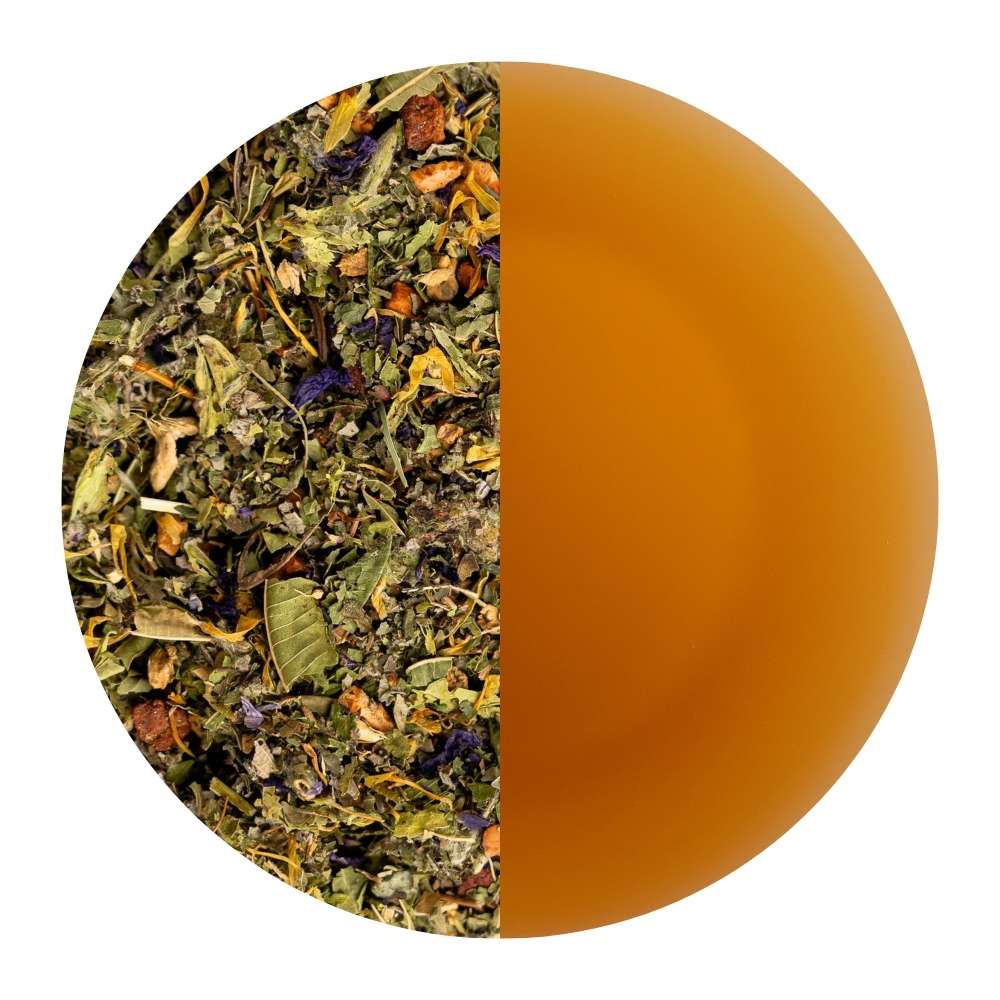 Herb tea blend "Mountain Tea & Citrus" (Lemon-Grapefruit) flavoured ...
